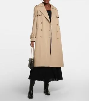 Khaite Murphy Cotton Twill Trench Coat