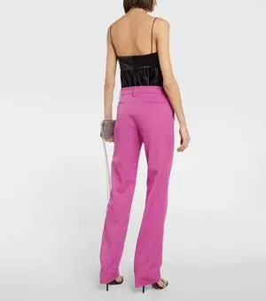 Magda Butrym Low-rise Straight Wool Pants