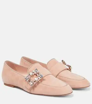 Roger Vivier Almond Toe Flats For Women