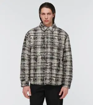 Amiri Tweed Blouson Jacket