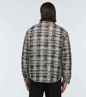 Amiri Tweed Blouson Jacket