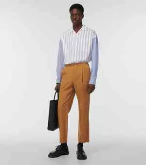 King & Tuckfield Cotton And Linen Trousers