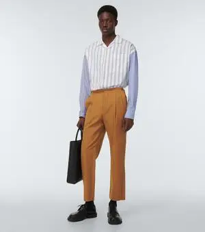 King & Tuckfield Cotton And Linen Trousers