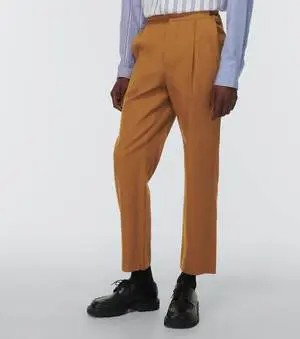 King & Tuckfield Cotton And Linen Trousers