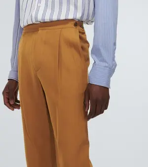 King & Tuckfield Cotton And Linen Trousers