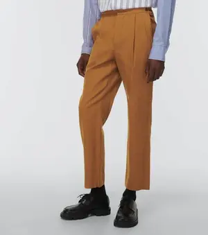 King & Tuckfield Cotton And Linen Trousers