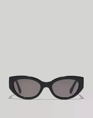 Madewell Mw Demmera Sunglasses - Black Coal