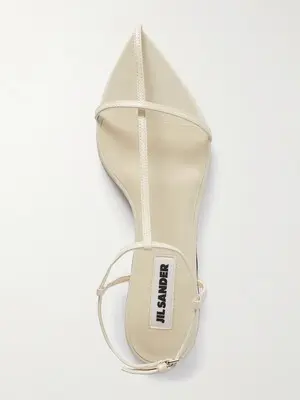 JIL SANDER Leather Sandals - Neutrals