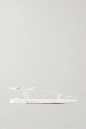 JIL SANDER Leather Sandals Off-white