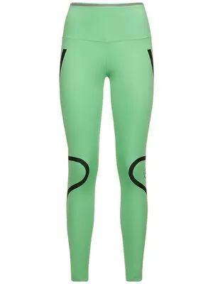 Adidas By Stella McCartney Asmc Truepace High Waist Running Tights Green