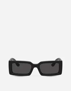 Dolce & Gabbana Rectangle Sunglasses - Black