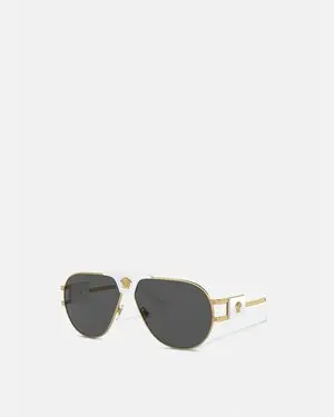 Versace Versace Aviator Sunglasses White