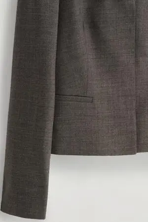Cos Slim Waisted Wool Blend Blazer