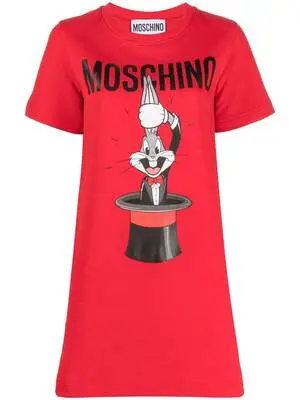 Moschino Bugs Bunny Print T-shirt Dress