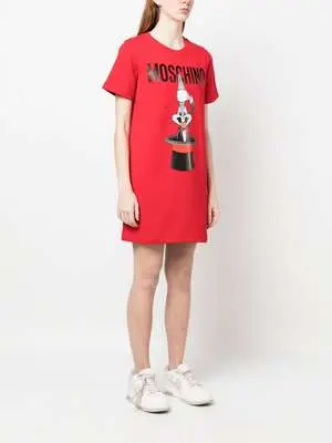 Moschino Bugs Bunny Print T-shirt Dress