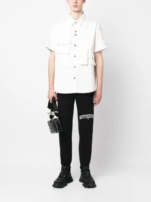 Givenchy Logo-embroidered Tapered Sweatpants - Black