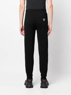 Givenchy Logo-embroidered Tapered Sweatpants - Black