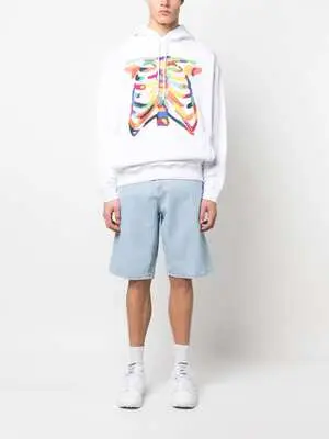 COUNTY OF MILAN Marcelo Burlon Graphic-print Cotton Hoodie