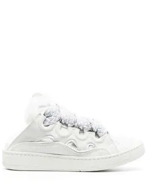LANVIN Curb Open-back Sneakers - White