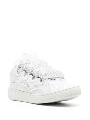 LANVIN Curb Open-back Sneakers - White