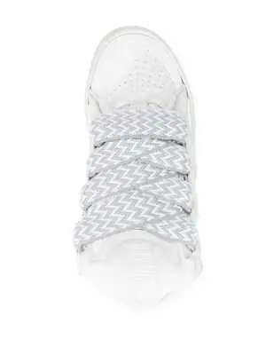 LANVIN Curb Open-back Sneakers - White