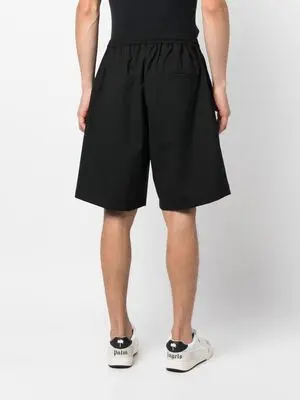 BONSAI Wide-leg Knee-length Shorts - Black