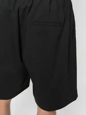 BONSAI Wide-leg Knee-length Shorts - Black