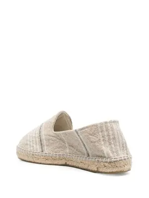 Manebí Striped Slip-on Espadrilles - Neutrals