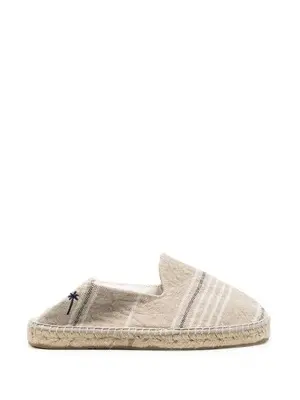 Manebí Striped Slip-on Espadrilles - Neutrals