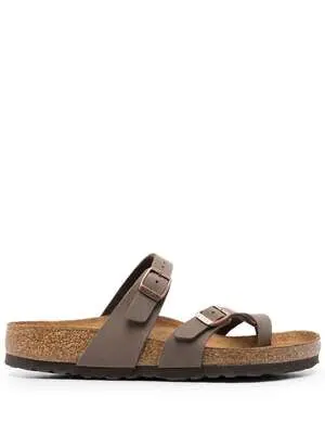 BIRKENSTOCK Mayari Leather Sandals - Brown