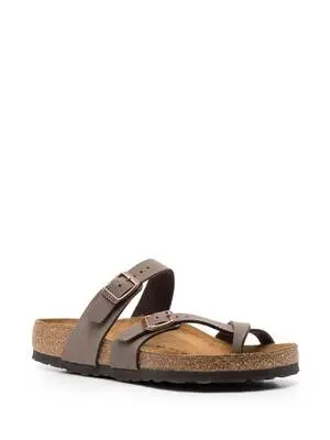 BIRKENSTOCK Mayari Leather Sandals - Brown