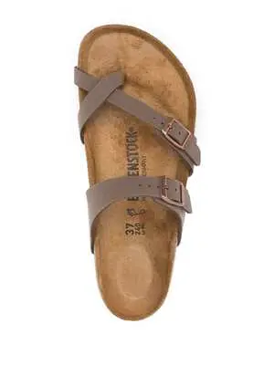BIRKENSTOCK Mayari Leather Sandals - Brown