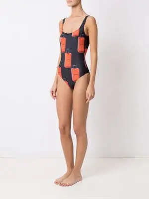 AMIR SLAMA Printed Swimsuit