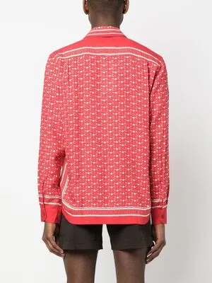 Orlebar Brown Ridley Bandana Shirt - Red