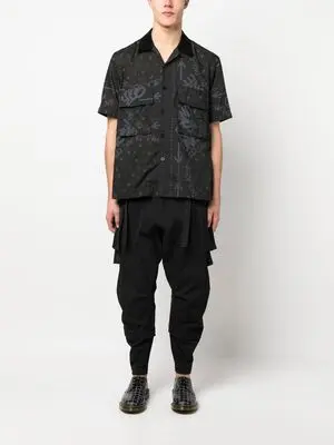 Sacai Graphic-print Short-sleeve Shirt