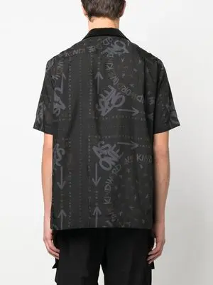 Sacai Graphic-print Short-sleeve Shirt