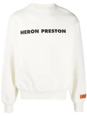 Heron Preston Logo-print Organic Cotton Sweatshirt