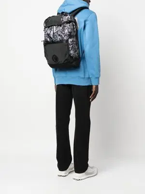 Versace Baroque Logo-print Backpack