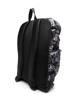 Versace Baroque Logo-print Backpack
