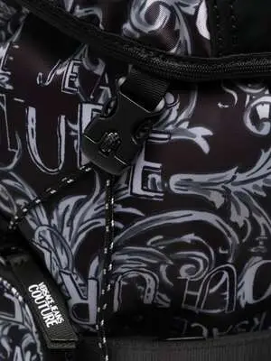 Versace Baroque Logo-print Backpack