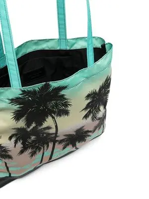 Palm Angels Palm Tree-print Tote Bag