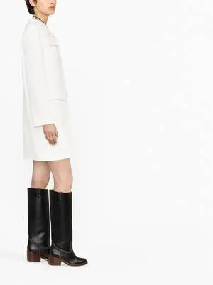 P.a.r.o.s.h Matelassé Single-breasted Coat