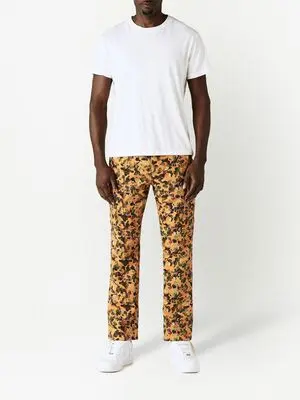 PURPLE BRAND Graphic-print Cargo Trousers