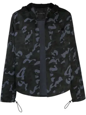 Alchemy Fashions Camouflage-print Hooded Shirt