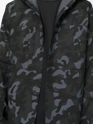Alchemy Fashions Camouflage-print Hooded Shirt