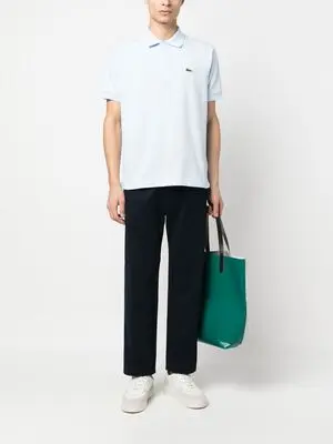 Lacoste Logo-patch Polo Shirt - Blue
