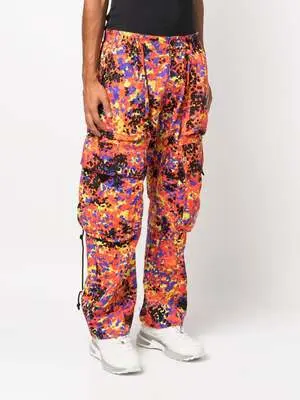 Dsquared2 Abstract-print Cargo Trousers