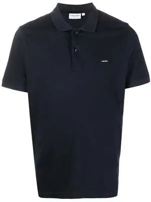 Calvin Klein Logo-patch Polo Shirt