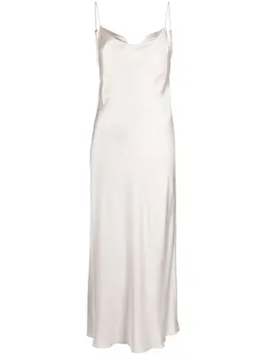 Dorothee Schumacher Silk Midi Dress - Neutrals