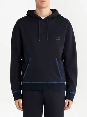 Etro Logo-patch Pullover Hoodie
